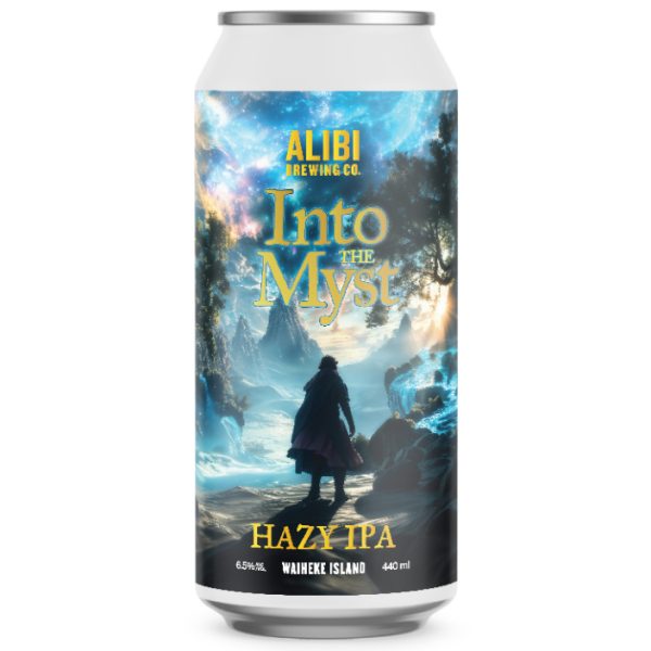 Alibi Brewing Into The Myst Hazy IPA 440ml | Beer Cellar NZ
