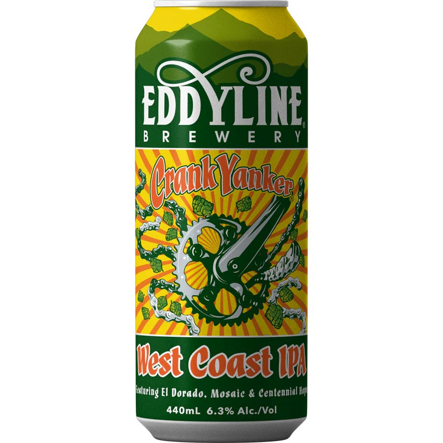 Eddyline Crankyanker West Coast IPA 440ml | Beer Cellar NZ