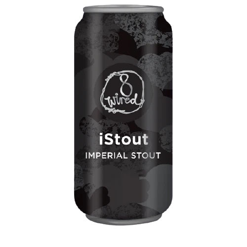 8 Wired iStout Imperial Stout 440ml | Beer Cellar NZ