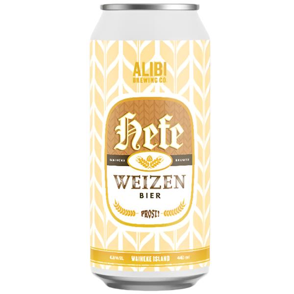 Alibi Brewing Hefeweizen Bier 440ml | Beer Cellar NZ