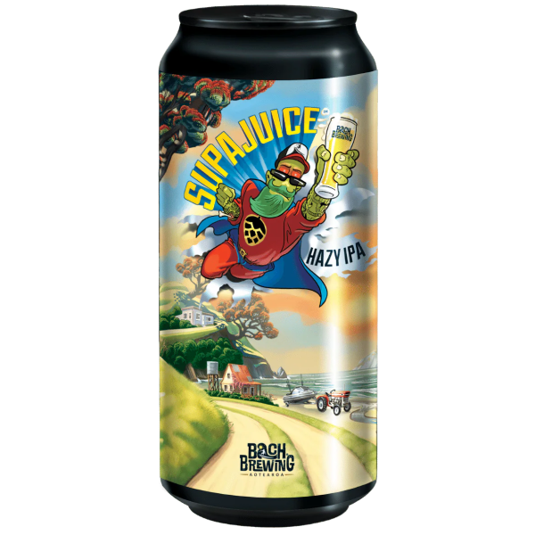 Bach Brewing Supajuice Hazy IPA 440ml | Beer Cellar NZ