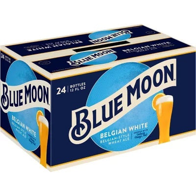 Blue Moon Belgian White Ale 355ml 24pk | Beer Cellar NZ
