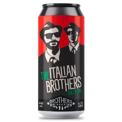 Brothers Beer The Italian Brothers Hazy IPA 440ml | Beer Cellar NZ