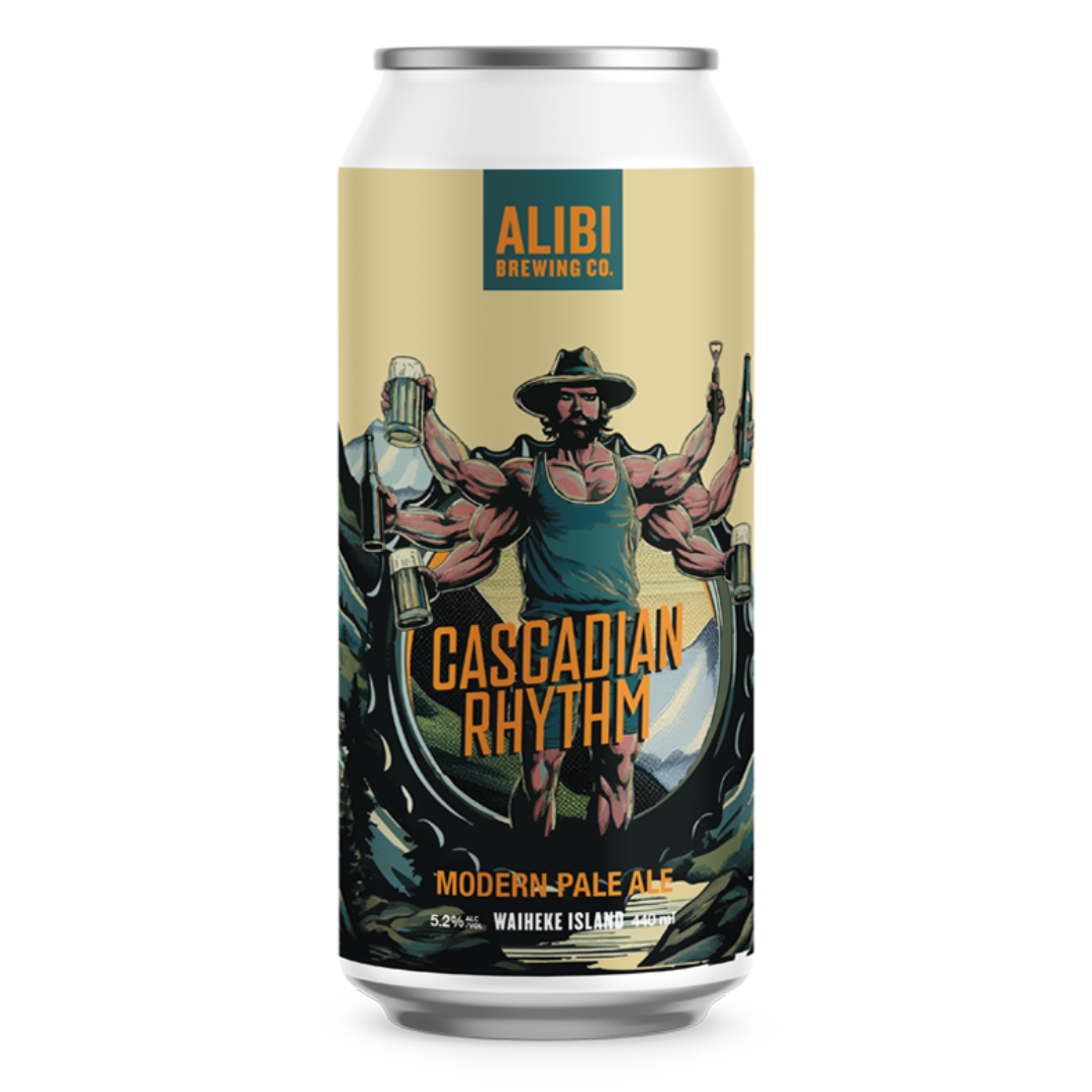Alibi Brewing Cascadian Rhythm Modern Pale Ale 440ml | Beer Cellar NZ