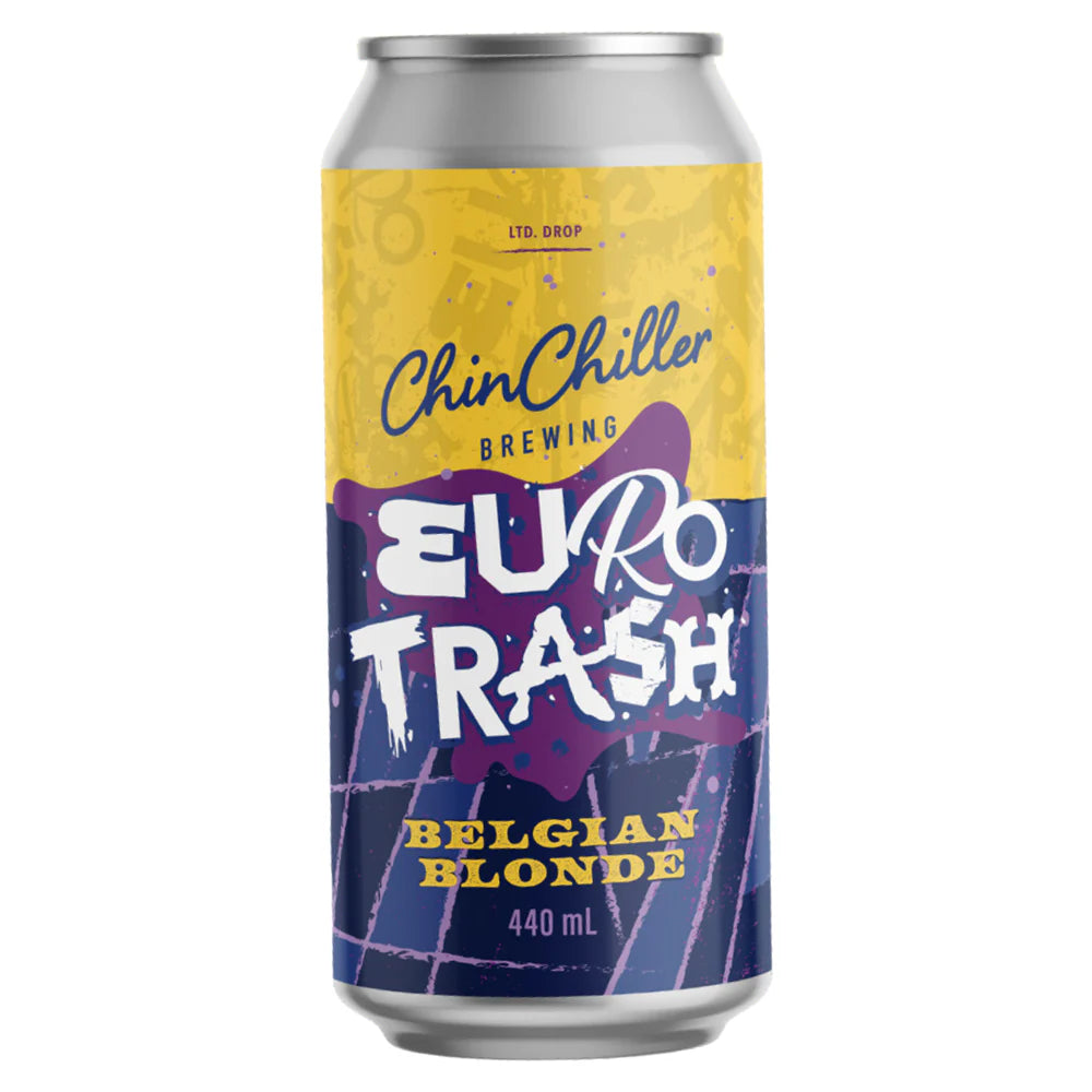 Chinchiller Eurotrash Belgian Blonde 440ml | Beer Cellar NZ
