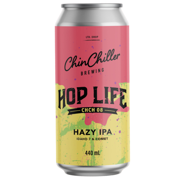 Chinchiller Hop Life CHCH08 Hazy IPA 440ml | Beer Cellar NZ