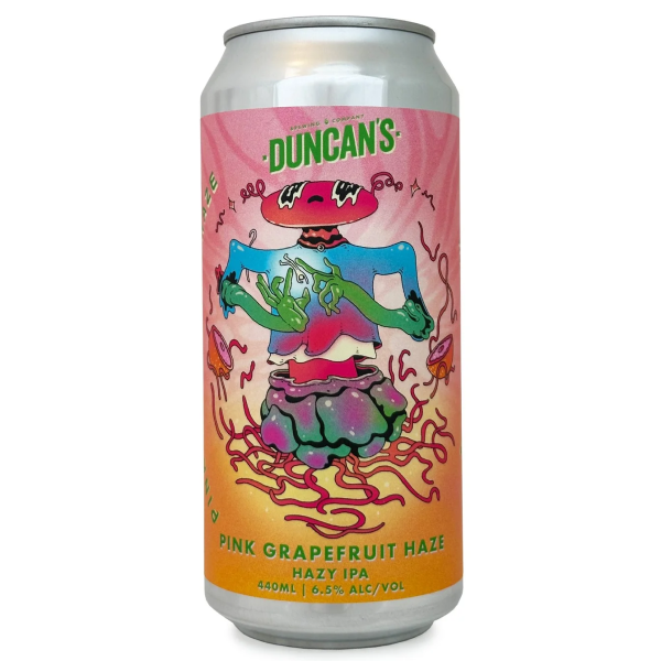 Duncan's Pink Grapefruit Haze Hazy IPA 440ml | Beer Cellar NZ