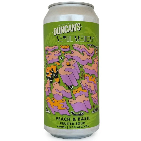 Duncans Peach & Basil Fruited Sour 440ml | Beer Cellar NZ