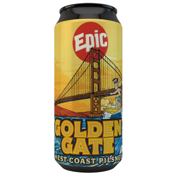 Epic Golden Gate Pilsner 440ml | Beer Cellar NZ