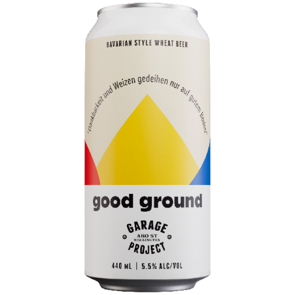 Garage Project Good Ground Bavarian Style Wheat Beer 440ml | Beer Cellar NZ