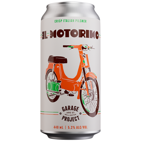 Garage Project Il Motorino Italian Pilsner 440ml | Beer Cellar NZ