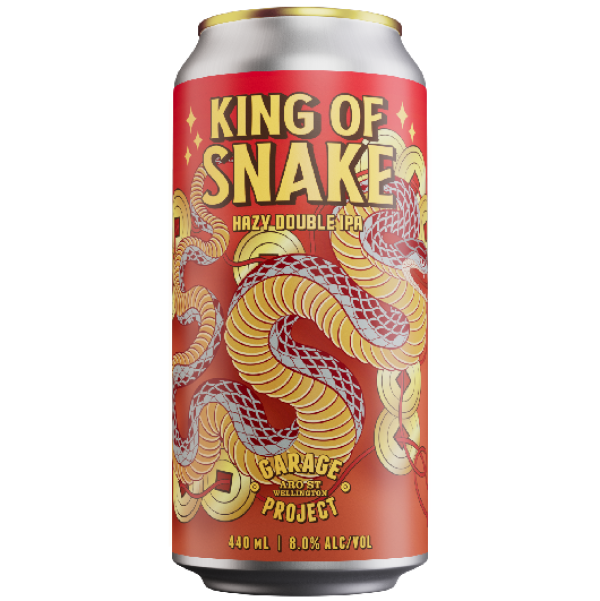 Garage Project King Of Snake Double Hazy IPA 440ml | Beer Cellar NZ
