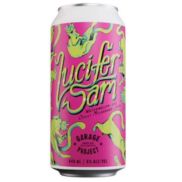 Garage Project Lucifer Sam Watermelon & Chili Milkshake Sour 440ml ...