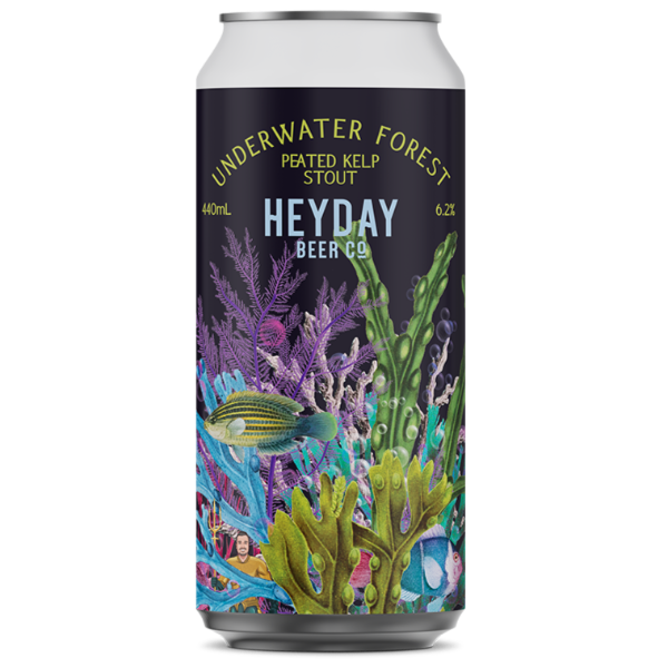 Heyday Underwater Forest Peated Kelp Stout 440ml | Beer Cellar NZ