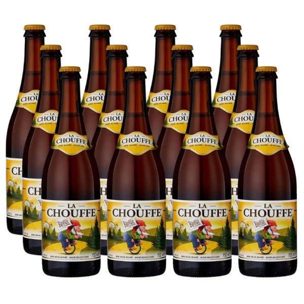 La Chouffe Blonde 750mL 12pk Full Case Deal | Beer Cellar NZ