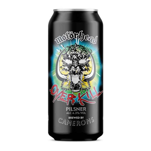 Motorhead Overkill Pilsner 440ml | Beer Cellar NZ