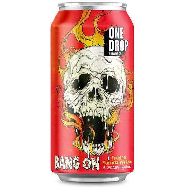 One Drop Brewing Bang On Fruited Florida Weisse 440ml | Beer Cellar NZ