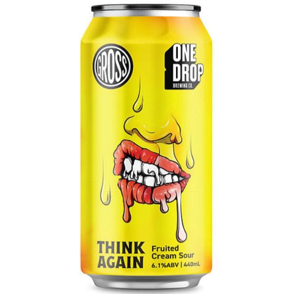 One Drop Brewing Think Again Fruited Cream Sour 440ml BB 29/11/25 ...