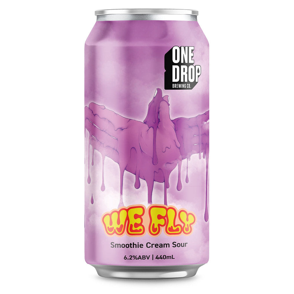 One Drop Brewing We Fly Smoothie Cream Sour 440ml | Beer Cellar NZ