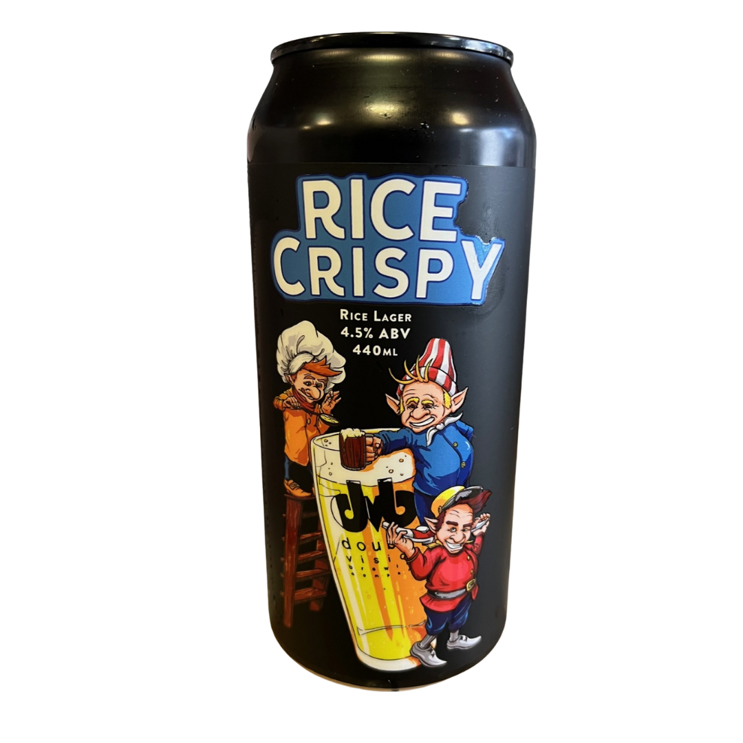 Double Vision Rice Crispy Lager 440ml | Beer Cellar NZ