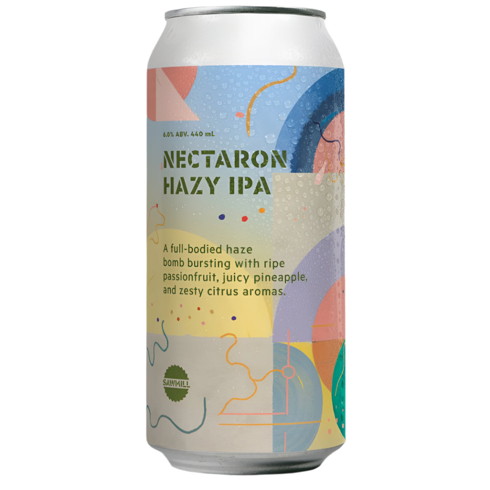 Sawmill Nectaron Hazy IPA 440ml | Beer Cellar NZ