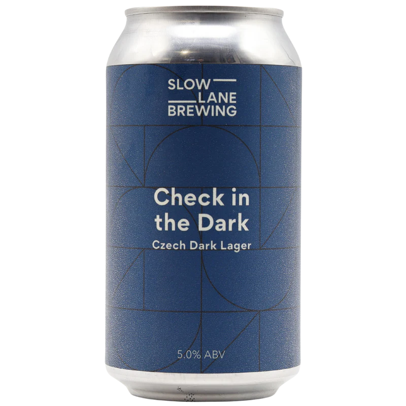 Slow Lane Brewing Check In The Dark Czech Dark Lager 375ml | Beer Cellar NZ