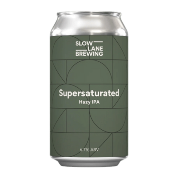 Slow Lane Brewing Supersaturated Hazy IPA 375ml BB 27/06/25 | Beer ...