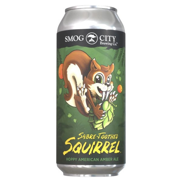Smog City Sabre Toothed Squirrel Hoppy Amber Ale 473ml | Beer Cellar NZ