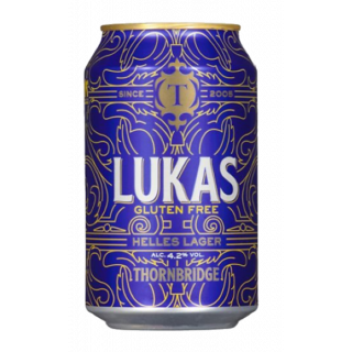 Thornbridge Lukas Gluten Free Helles Lager 330ml | Beer Cellar NZ