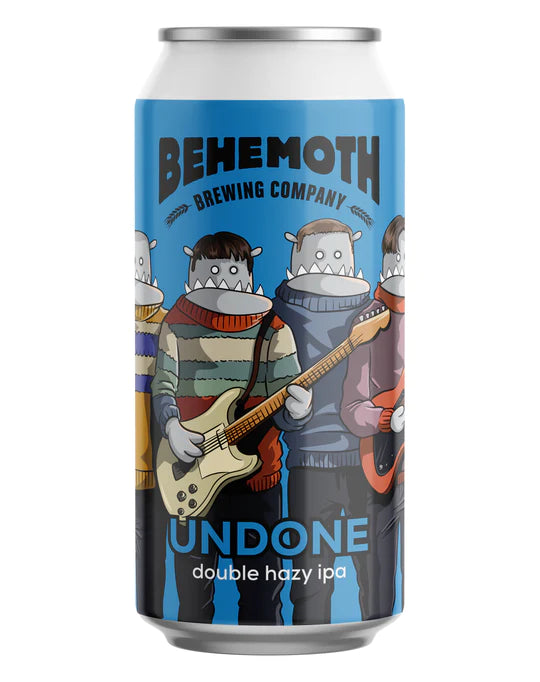 Behemoth undone Double Hazy IPA 440ml | Beer Cellar NZ