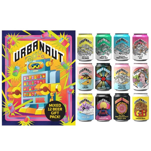 Urbanaut 12 Mixed Beers Gift Pack | Beer Cellar NZ