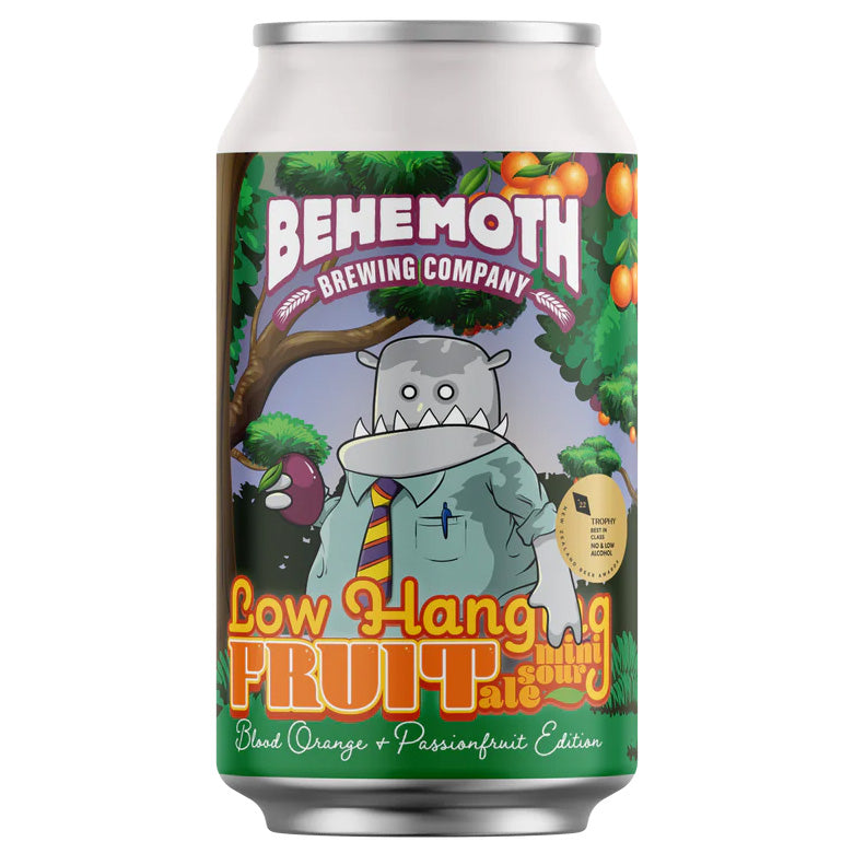 Behemoth Low Hanging Fruit Blood Orange and Passionfruit Sour 330ml ...