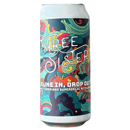 Three Sisters Tune In Drop Out NZ Pilsner 440ml | Beer Cellar NZ