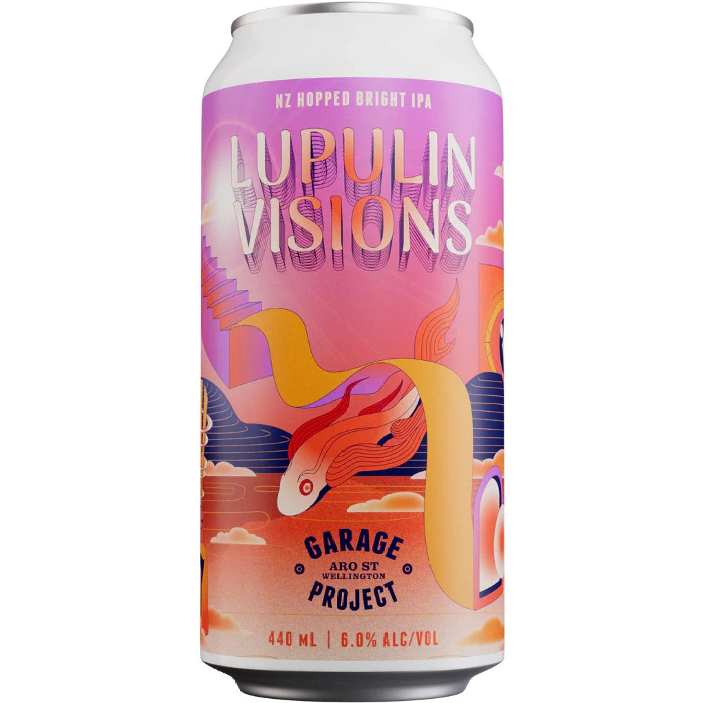 Garage Project Lupulin Visions Bright IPA 440ml | Beer Cellar NZ
