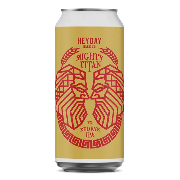 Heyday Mighty Titan Red Rye IPA 440ml | Beer Cellar NZ
