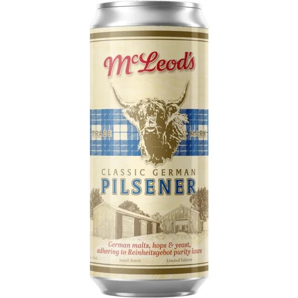 Mcleod's Classic German Pilsener 440ml | Beer Cellar NZ