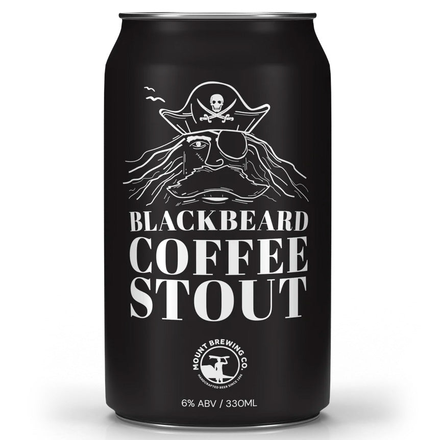 Mount Brewing Blackbeard Coffee Stout 330ml | Beer Cellar NZ