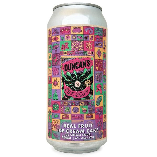 Duncan's Real Fruit Ice Cream Cake Sour 440ml | Beer Cellar NZ