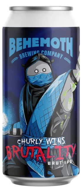 Behemoth Churly Wins Brutality Brut IPA 440ml | Beer Cellar NZ
