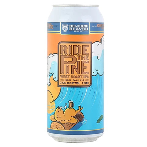 Belching Beaver Ride The Pine West Coast IPA 473ml | Beer Cellar NZ