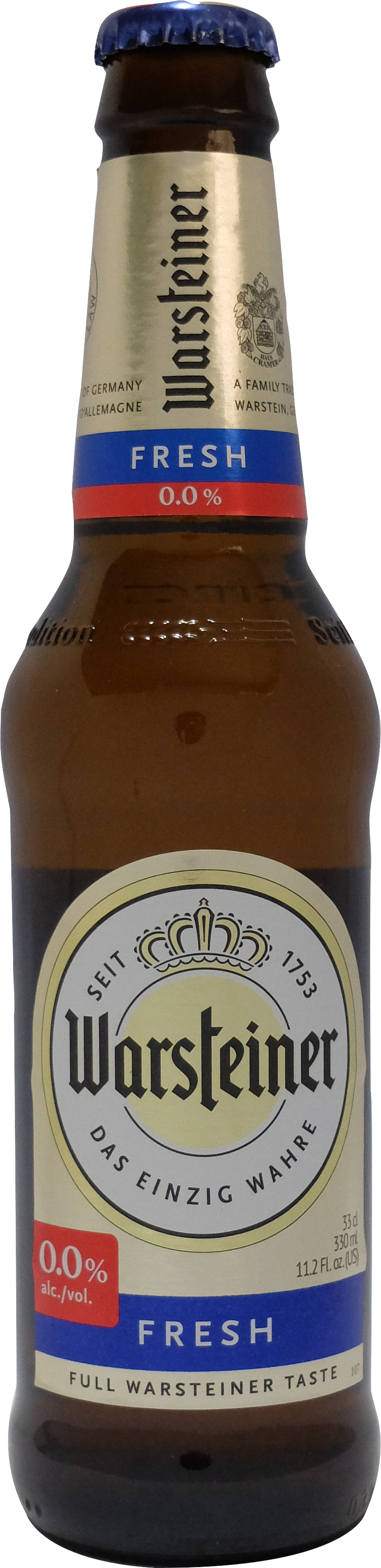 Warsteiner Fresh 0% Non Alcoholic Pilsener 330ml | Beer Cellar NZ