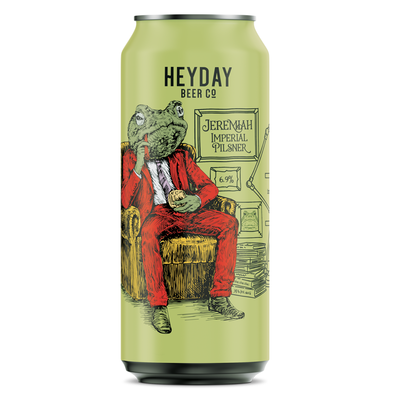 Heyday Jeremiah Imperial Pilsner 440ml | Beer Cellar NZ