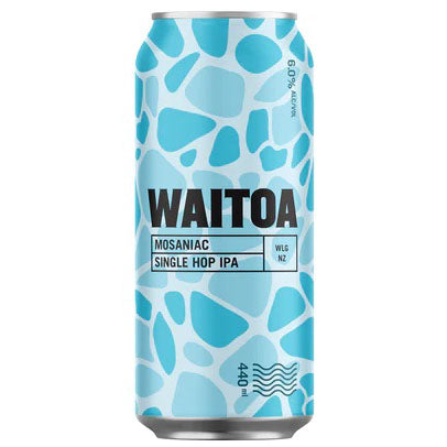 Waitoa Mosaniac Single Hop IPA 440ml | Beer Cellar NZ
